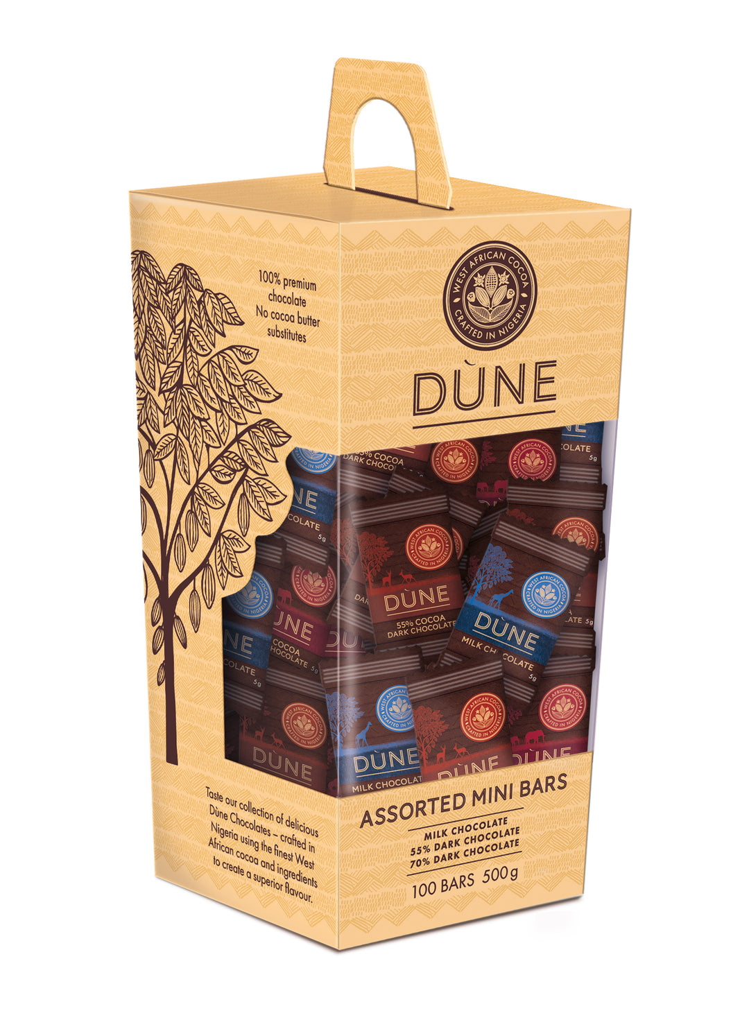 DÙNE ASSORTMENT BOX, (5g x 100) – Dùne Chocolate